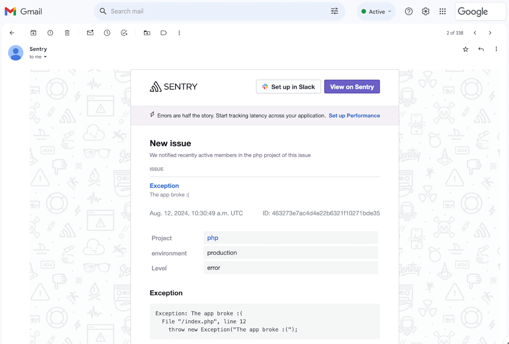 Debugging Logging And Monitoring In Php Product Blog • Sentry