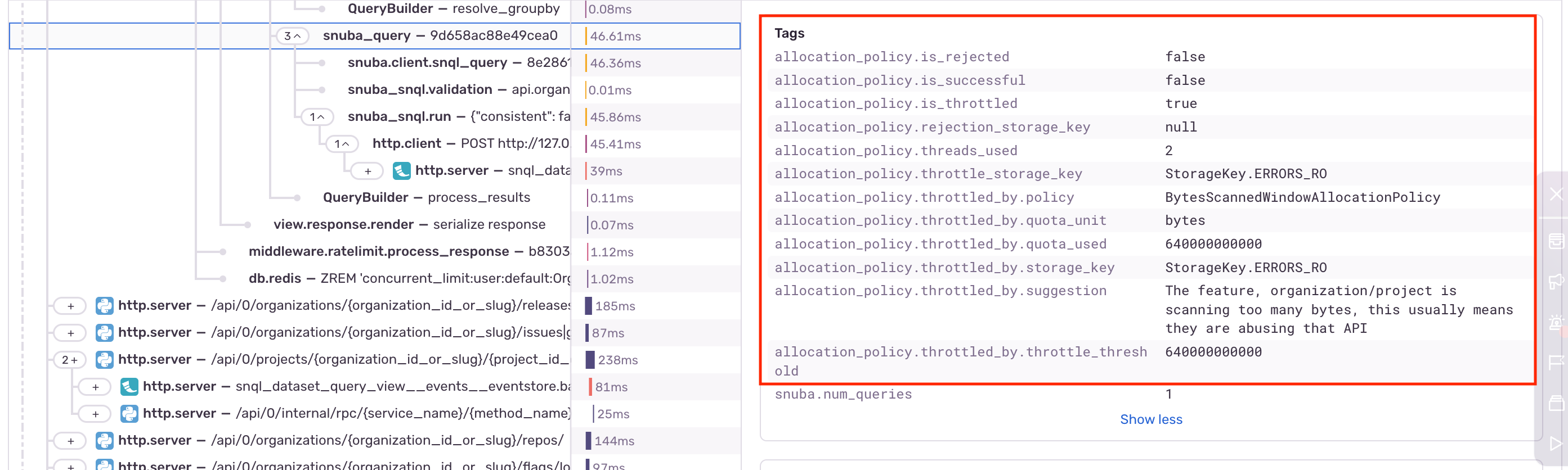 Capacity Management: Debugging Exceeded Rate Limits | Product Blog • Sentry