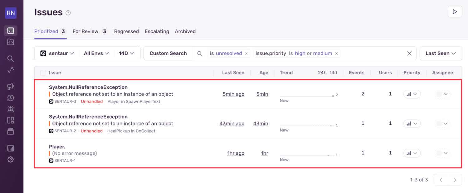 Using the Sentry Unity SDK for Error and Crash Reporting | Product Blog ... Using the Sentry Unity SDK for Error and Crash Reporting | Product Blog ...