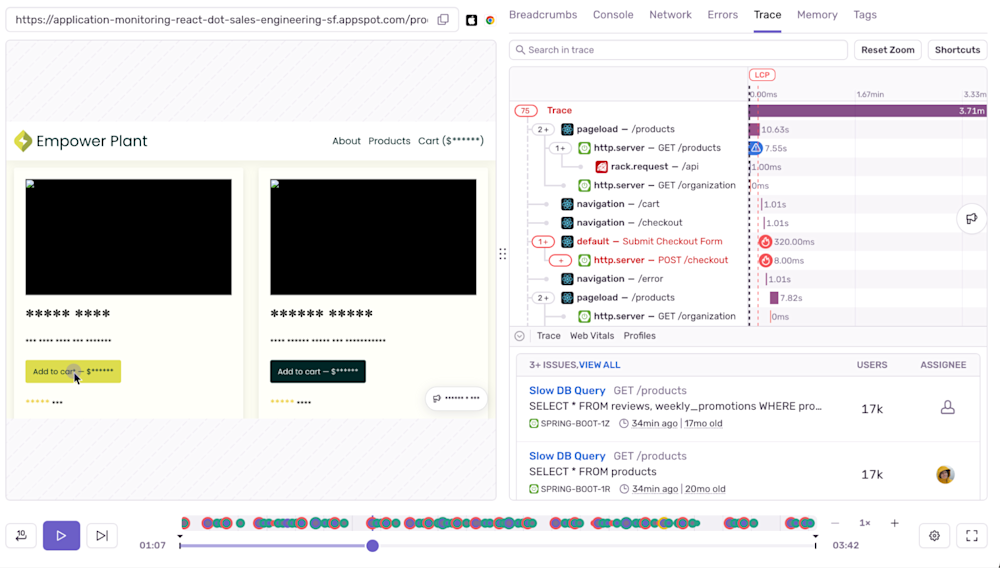 Session Replay Identify Errors And Debug Faster Product Blog • Sentry