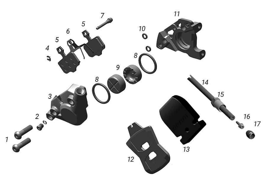 Manual de mantenimiento del sistema de cambio-freno de carretera AXS y XPLR AXS | SRAM