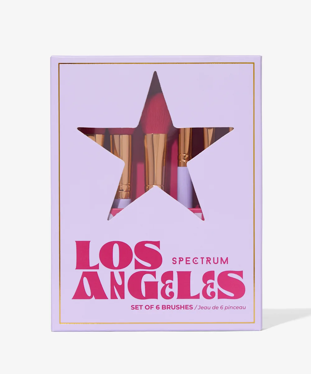 Spectrum Collections Los Angeles Travel Book 6 Piece Full Sized Brush ...