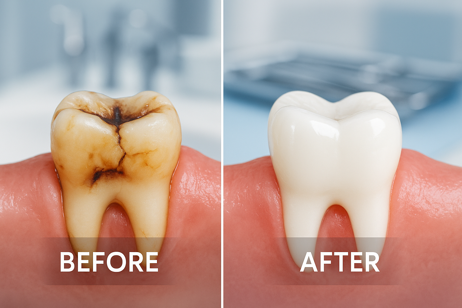 See the Difference: Tooth Before and After Root Canal Therapy | Rank My ...