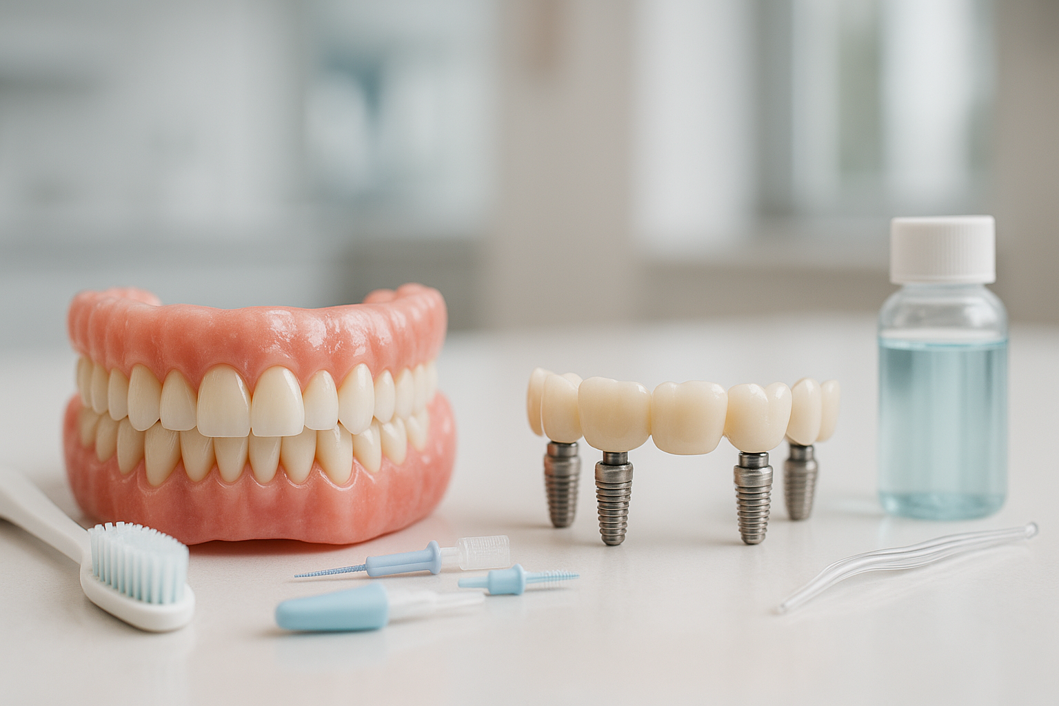Caring for Implant Dentures and Supported Bridges | Rank My Dentist