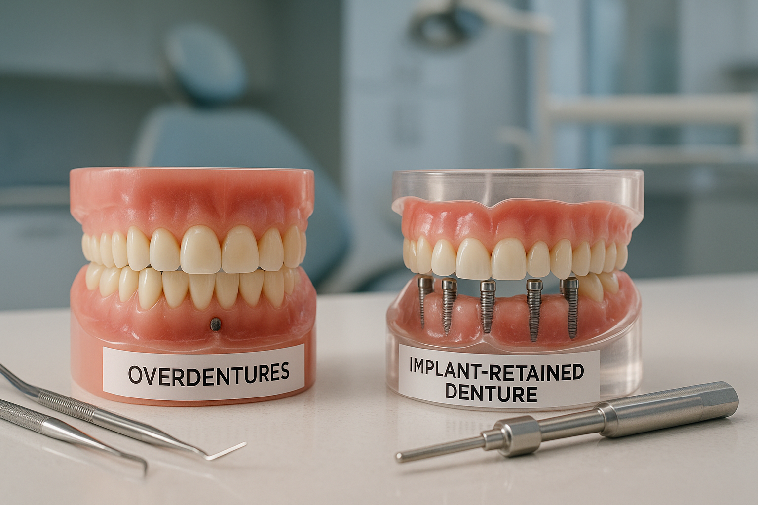 Overdentures vs. Implant Retained Dentures: Which to Pick? | Rank My ...