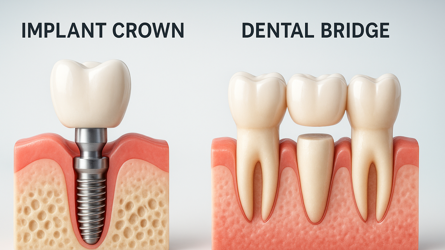 Implant Crown vs. Bridge Durability: A Complete Comparison | Rank My ...