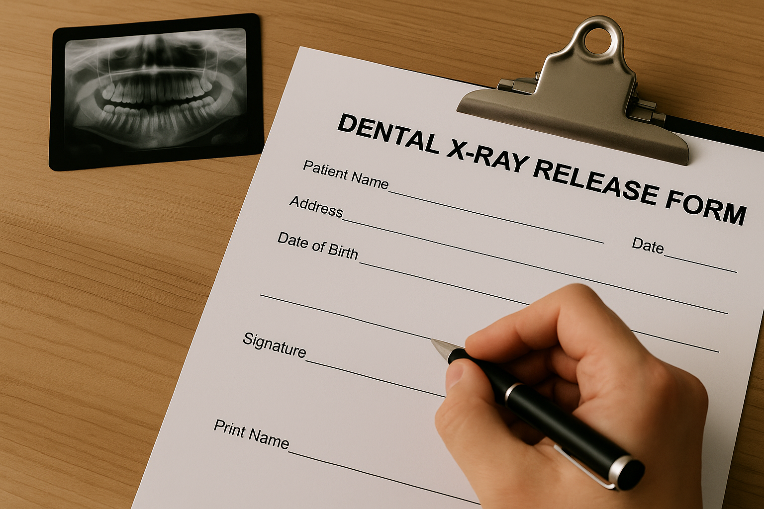 Dental Xray Release Form: What It Is & How to Use It Properly | Rank My ...