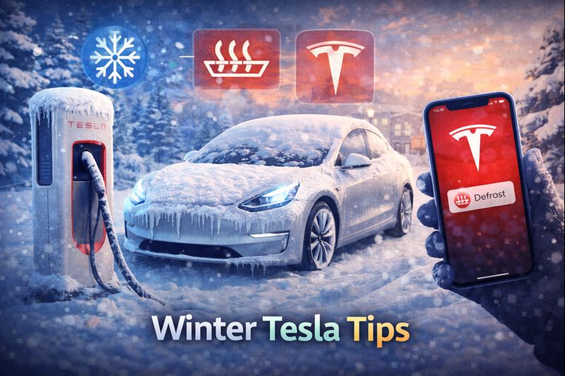 Winter Tesla Tips: Preconditioning, Range Loss, and Cold Weather ...