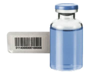 TF - Popsicle RFID Flag-Tag - Vial and Retail RFID Tag