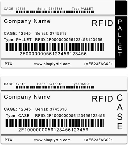Where do I put pallet RFID tags on my shipments?