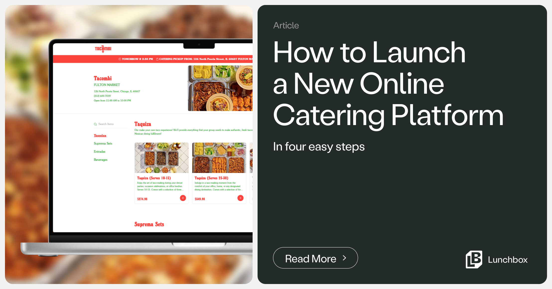 How to Launch a New Online Catering Platform (4 Easy Steps to Grow Sales)