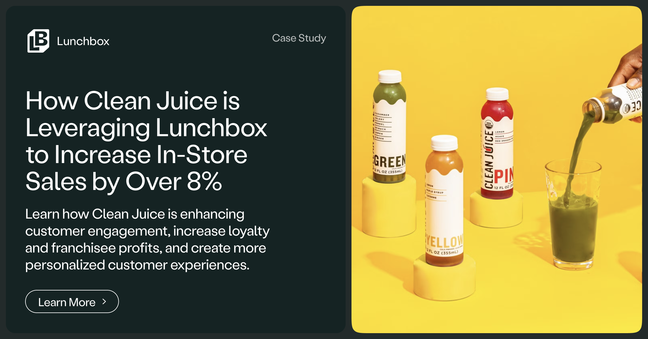 How Clean Juice Leveraged Lunchbox to Increase In-Store Sales by Over 8%
