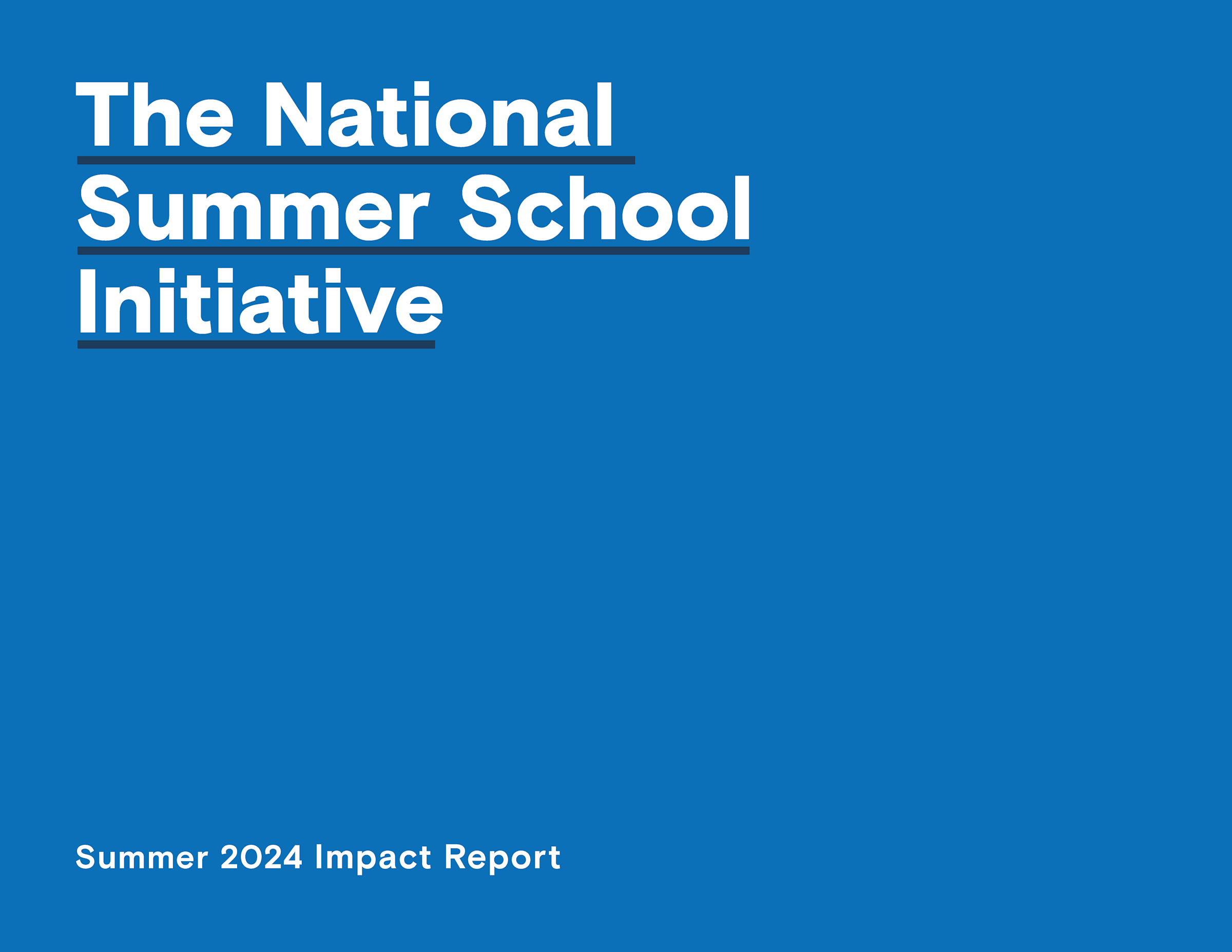 Home - National Summer School Initiative | National Summer School ...