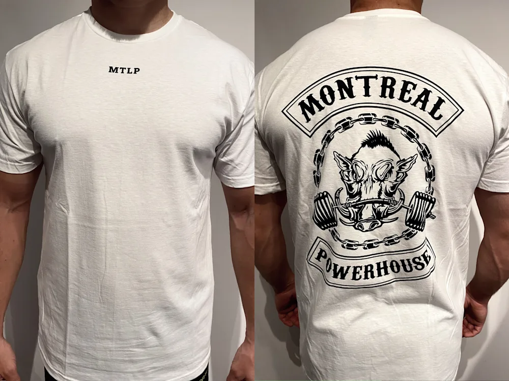 White T-shirt | Montreal Powerhouse