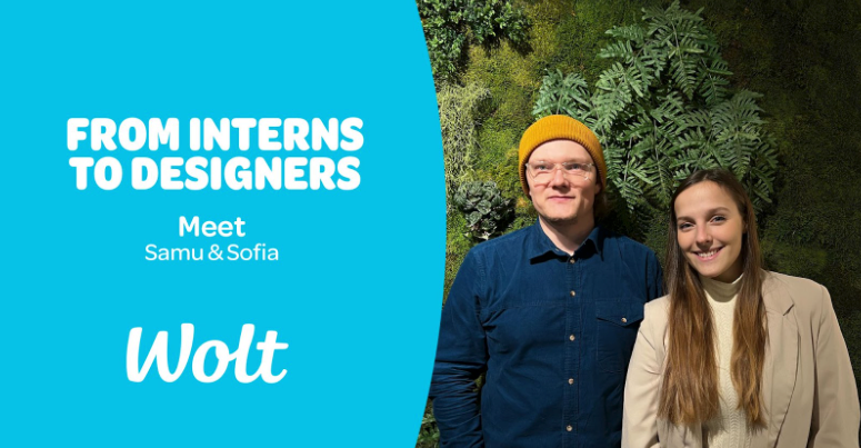 What it's like to be a design intern at Wolt | Wolt Careers