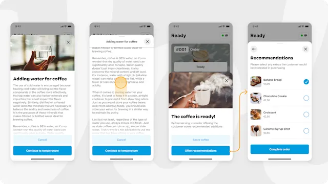 An overview of the multi-page scrollable bottom sheet UI design | Wolt ...