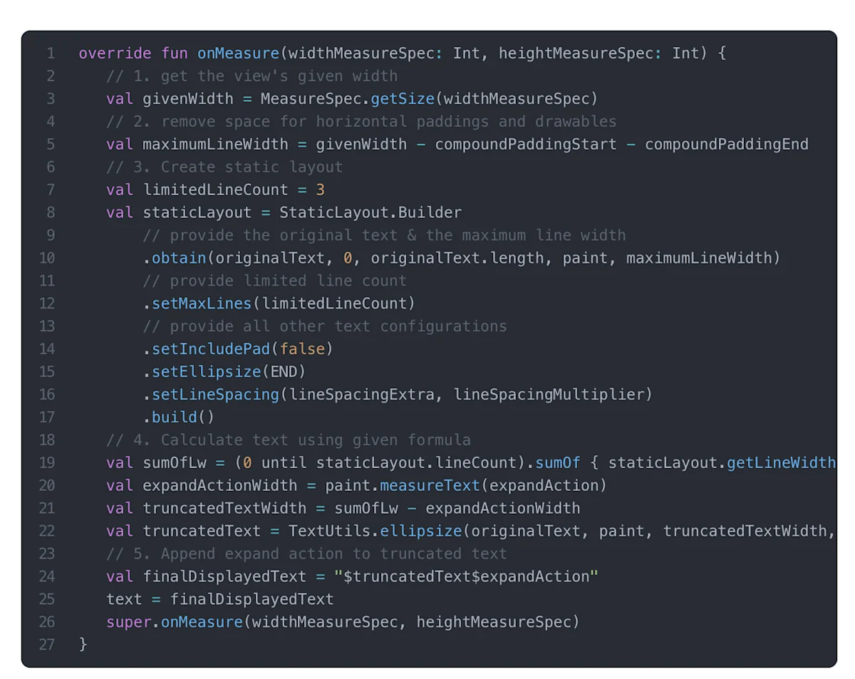 How to truncate text in your Android app effectively | Wolt Careers
