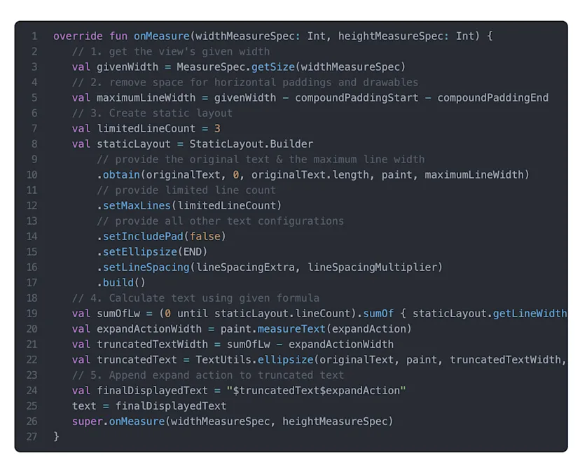 How to truncate text in your Android app effectively | Wolt Careers