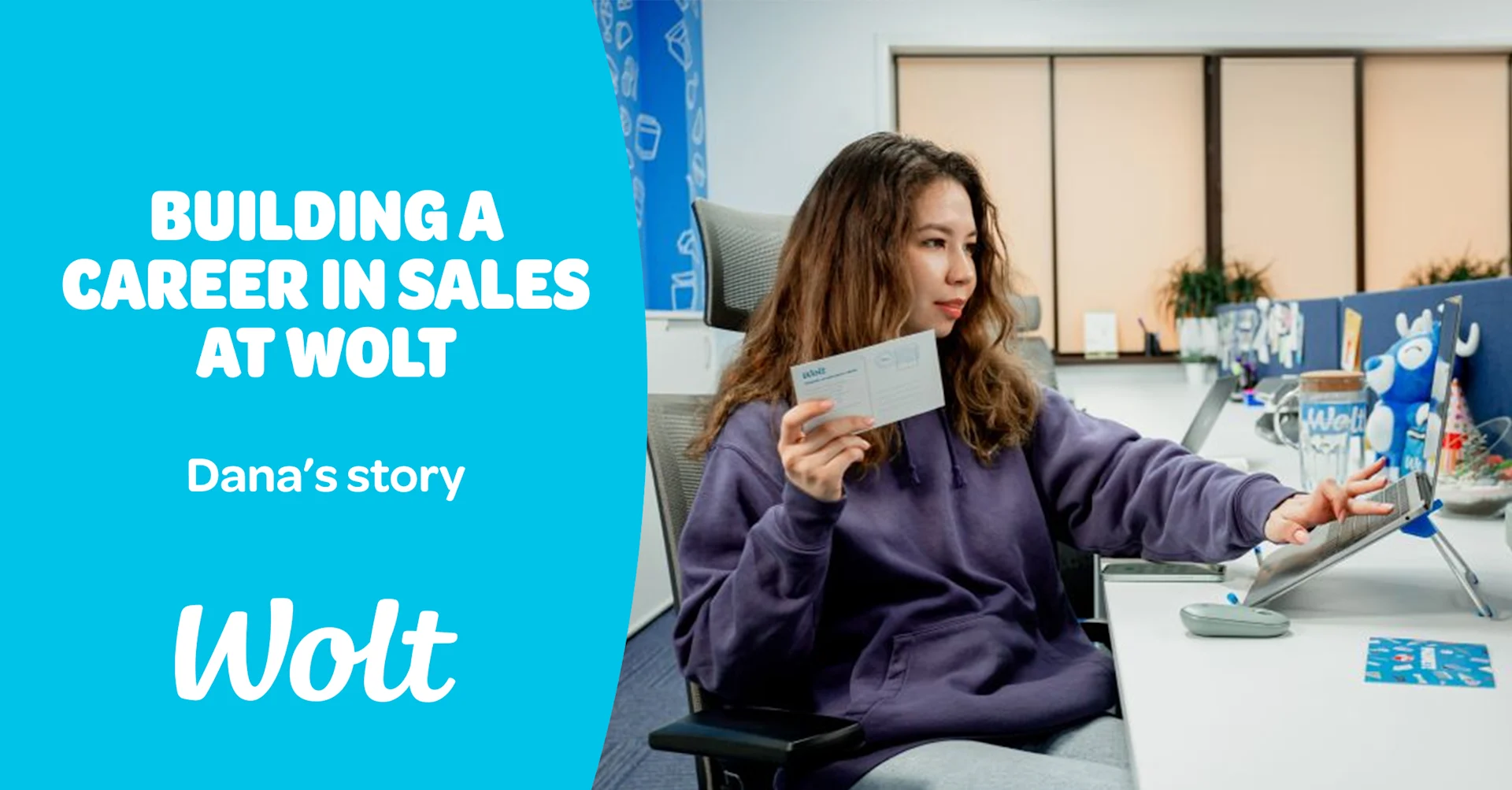 Building a career in sales at Wolt: Dana’s story | Wolt Careers