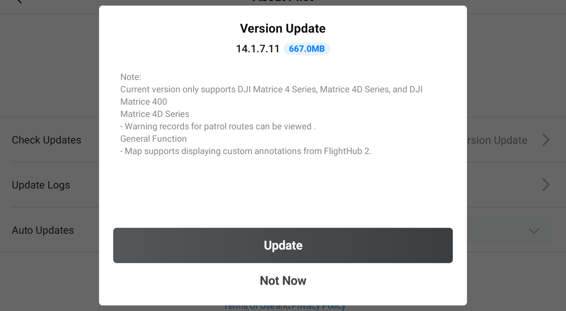 DJI Pilot 2 App v14.1.7 – Firmware Update Guide | Heliguy