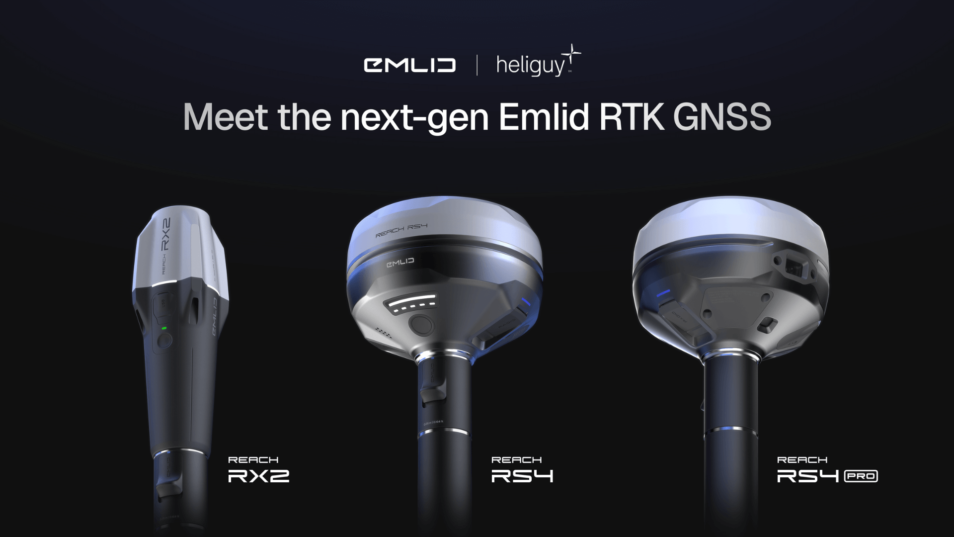 Emlid launches Reach RS4 Pro, RS4, and RX2: A new generation of RTK GNSS receivers