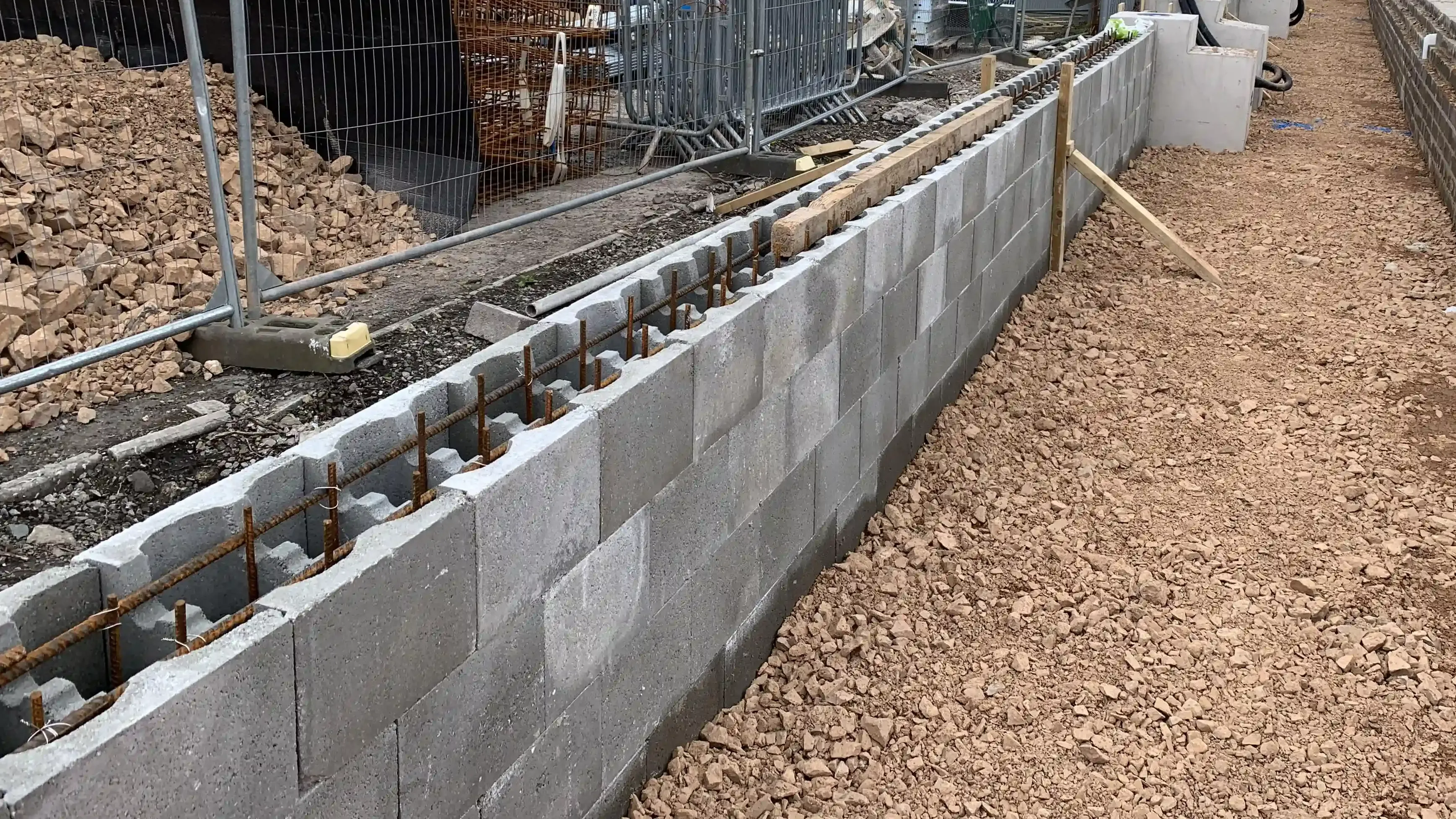 Hollow Concrete Blocks Retaining Wall Advantages Of Concrete Retaining