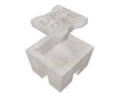 Earth rod core & surround - Rail Markers & Cable Management