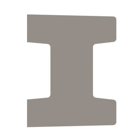 Strongcast Original Intermediate slotted fence post - Domestic Fencing