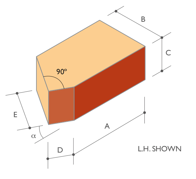 AN.1 Squint Brick - Angle & Cant Bricks