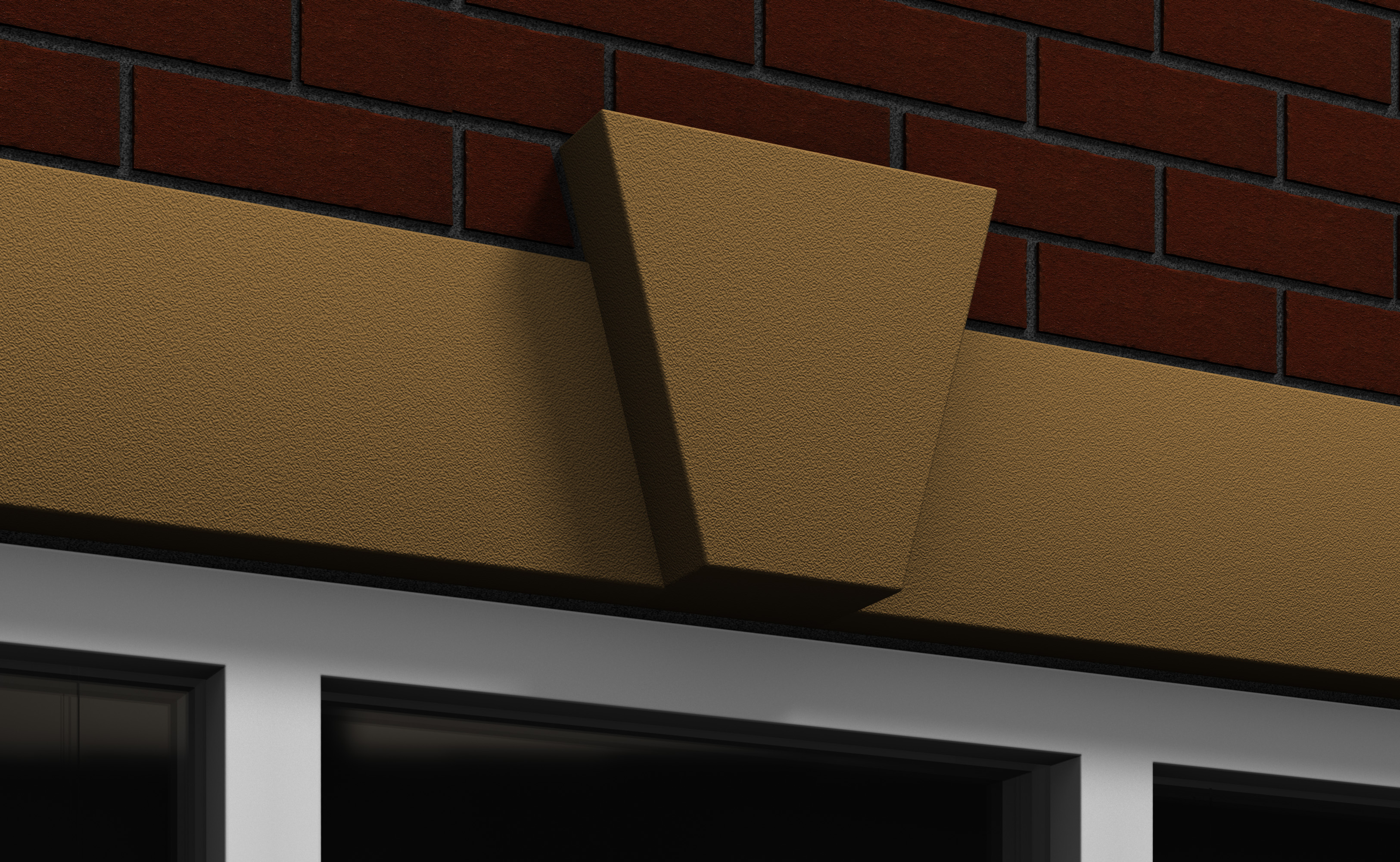 Cosmetic keystones plain & chamfered - Cast Stone