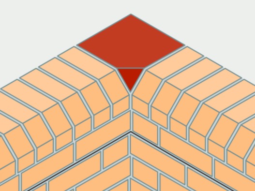 AN.16 Double Cant Ext Return - Angle & Cant Bricks
