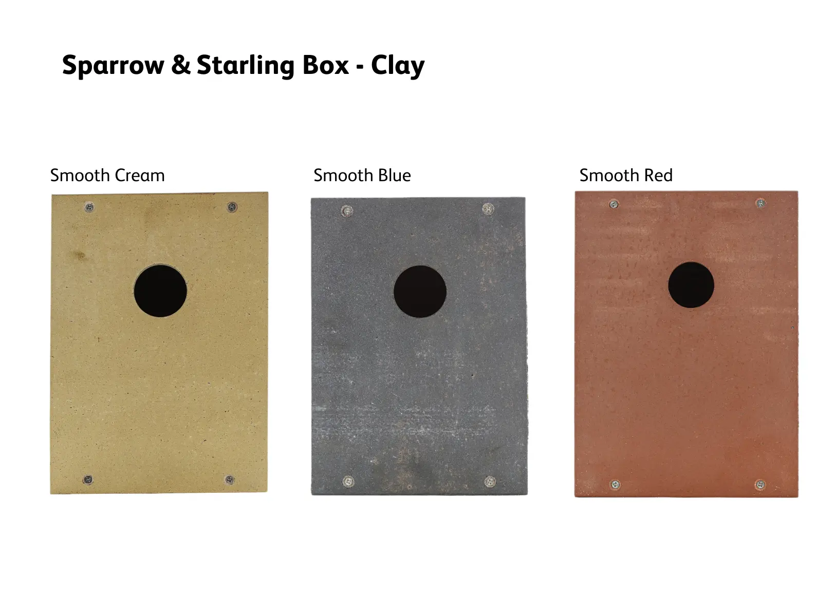 Sparrow & Starling Box - EcoHabitats