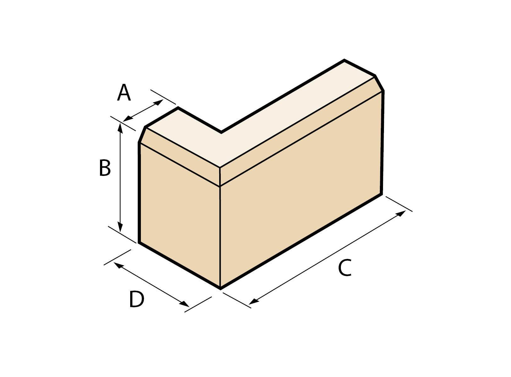 Regency ashlar chamfered & 90 degree quoins - Cast Stone