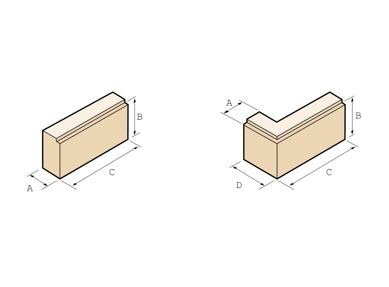 Regency ashlar rebated & 90 degree quoins - Cast Stone