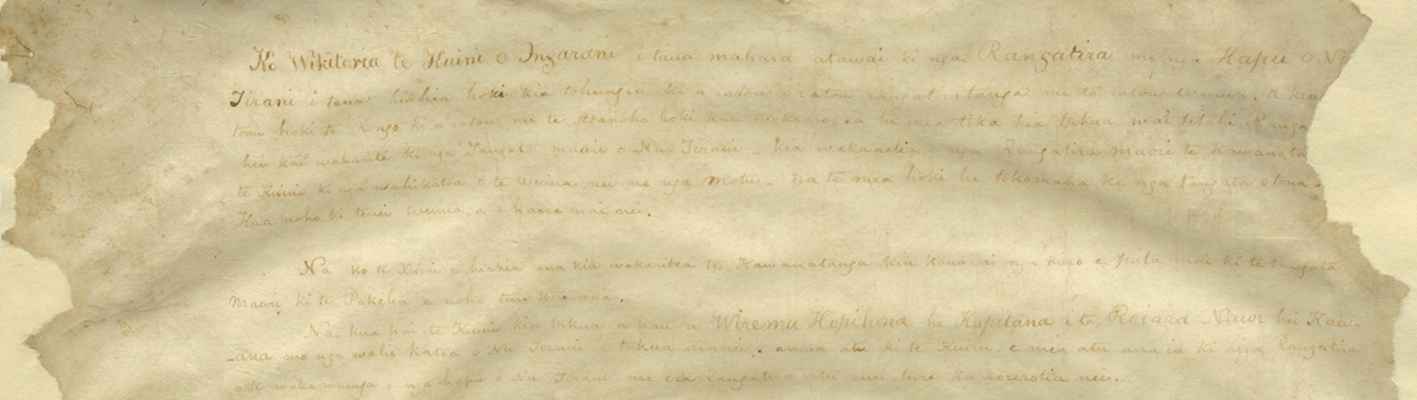 Archives New Zealand || The treaty of waitangi