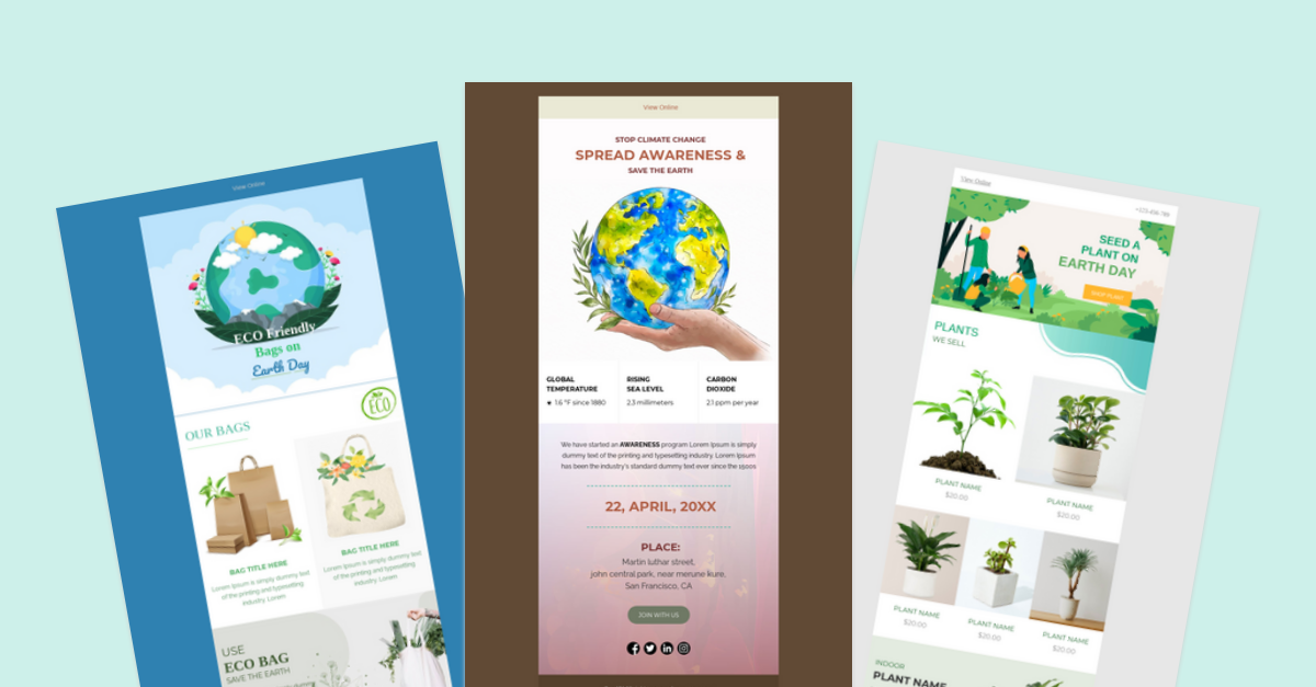 Free Email Templates for Earth Day | Unlayer