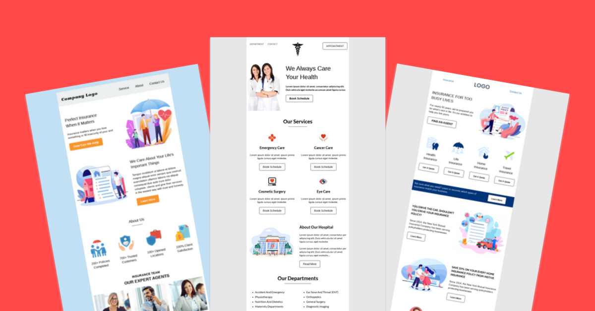 Free Email Templates for Insurance | Unlayer