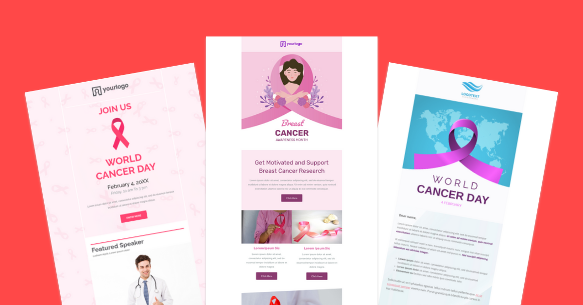 Free Email Templates for World Cancer Day | Unlayer