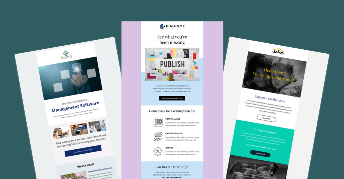 Free Email Templates for Re-Engagement | Unlayer