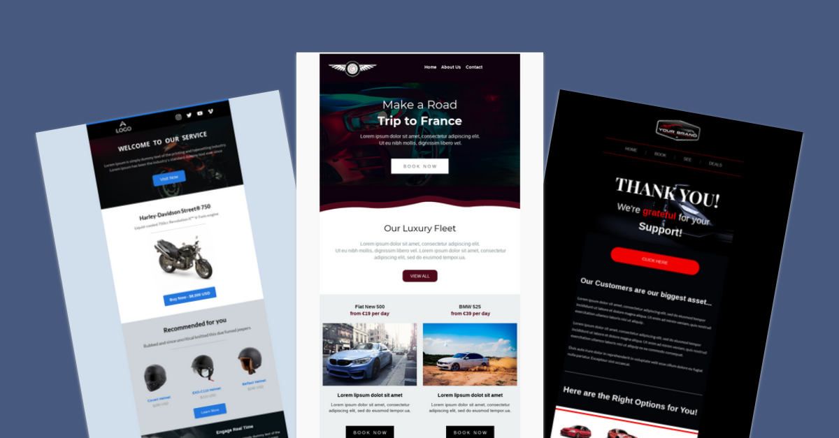 Free Email Templates for Transport | Unlayer