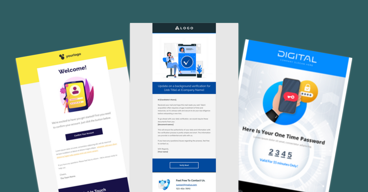 Free Creative Email Templates | Unlayer