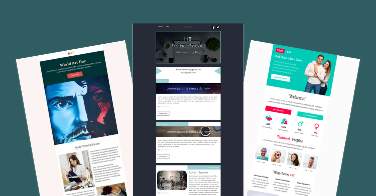 Free Email Templates for News, Blog & Magazines | Unlayer