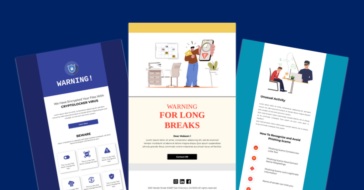 Free Email Templates for Warning | Unlayer
