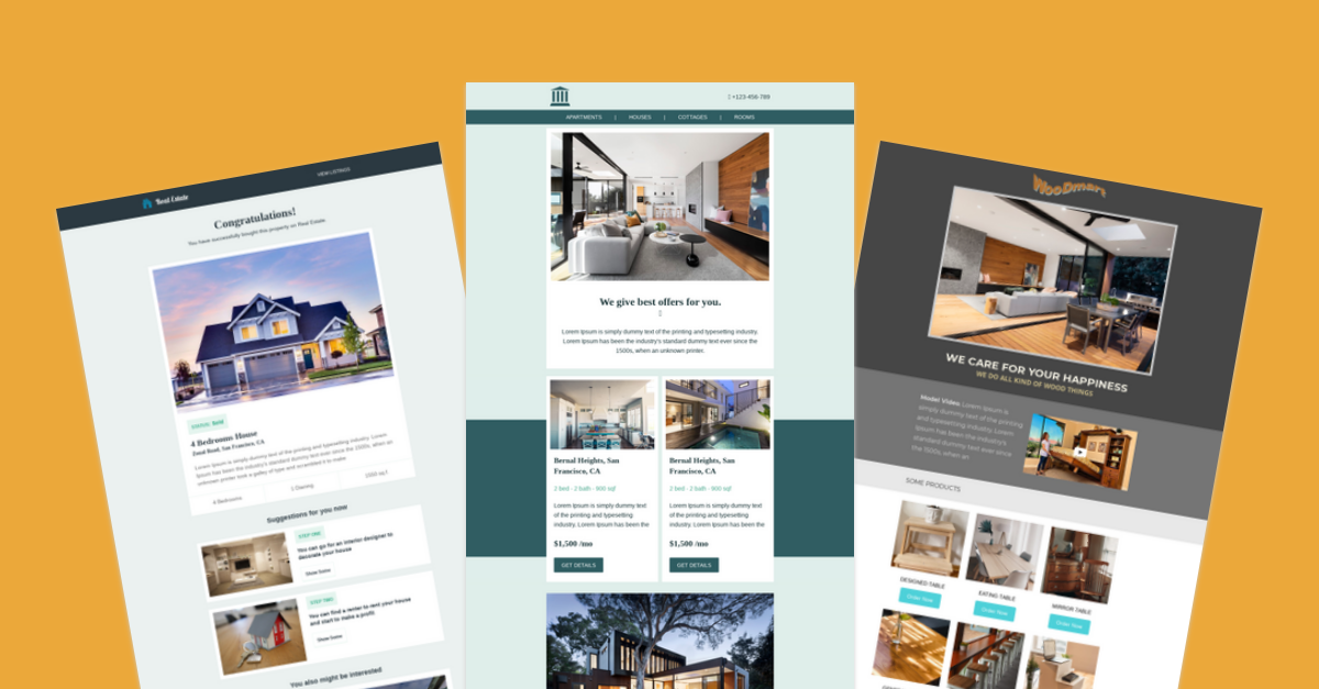 Free Email Templates for Real Estate | Unlayer