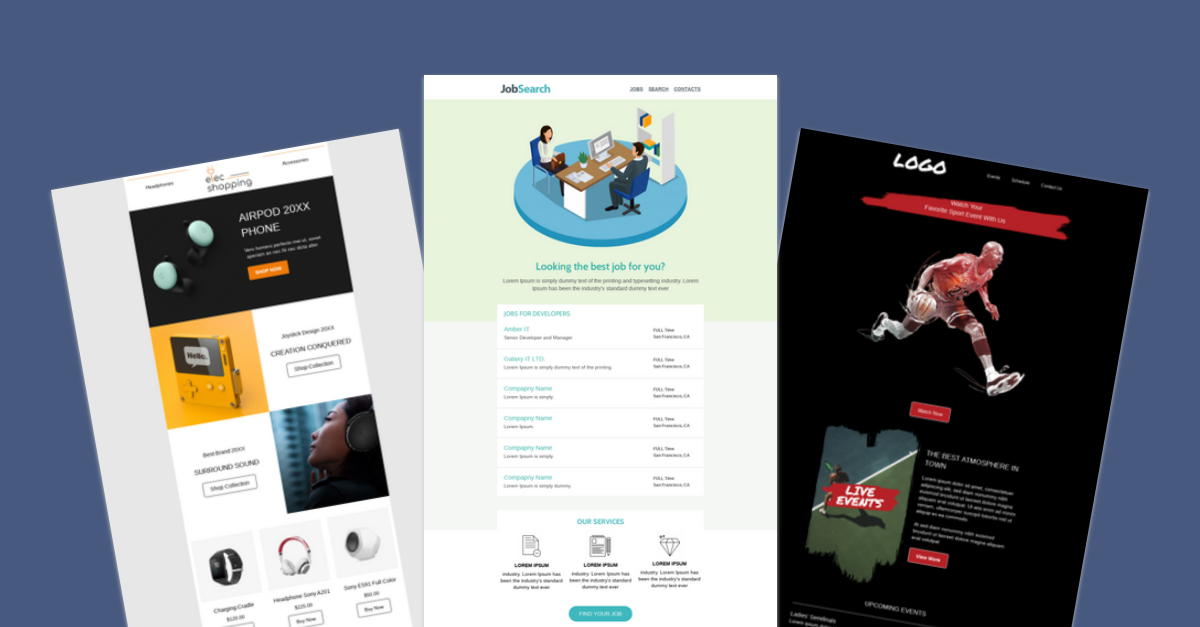 Free Email Templates for Gmail | Unlayer