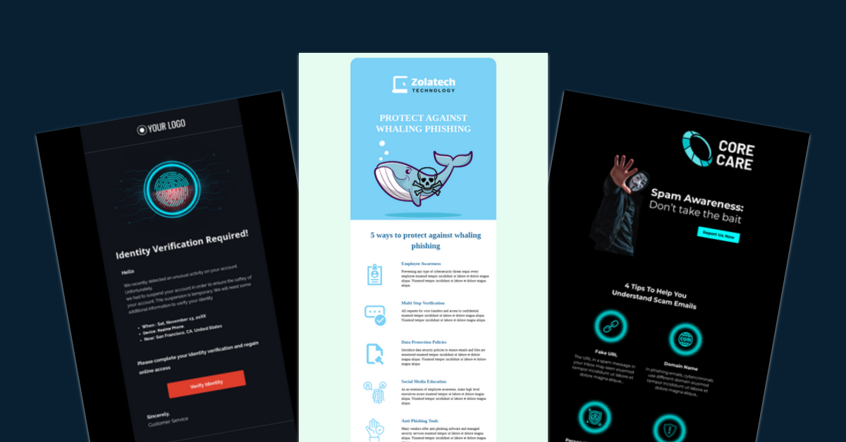 Free Cybersecurity Email Templates | Unlayer