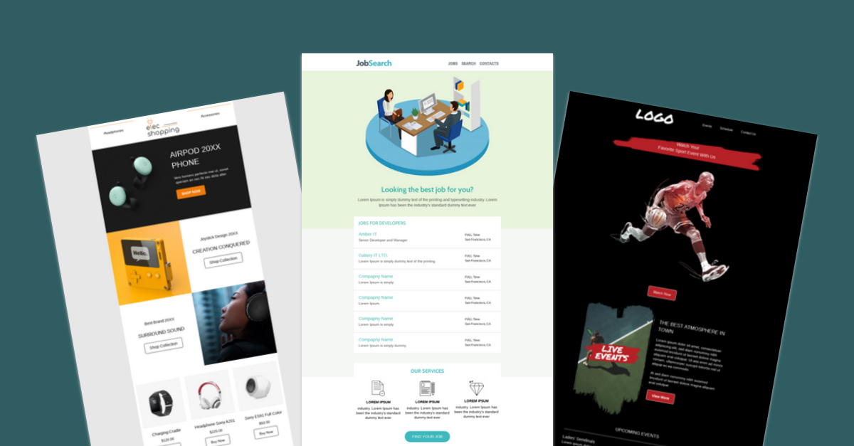 Free Email Templates for ActiveCampaign | Unlayer