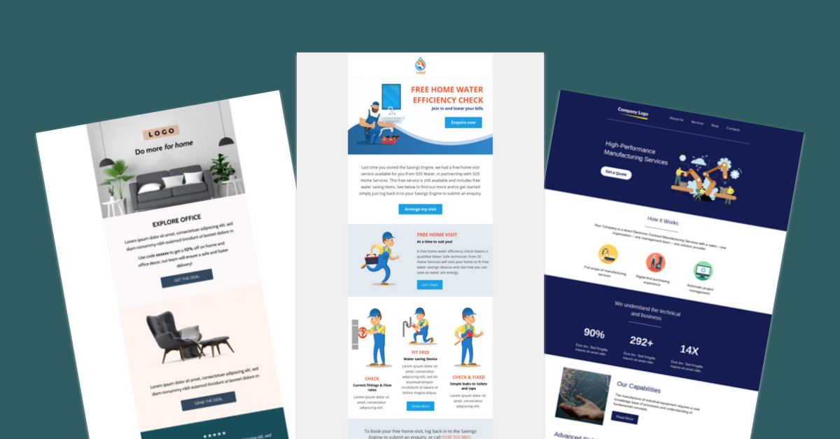 Free Email Templates for Manufacturing | Unlayer