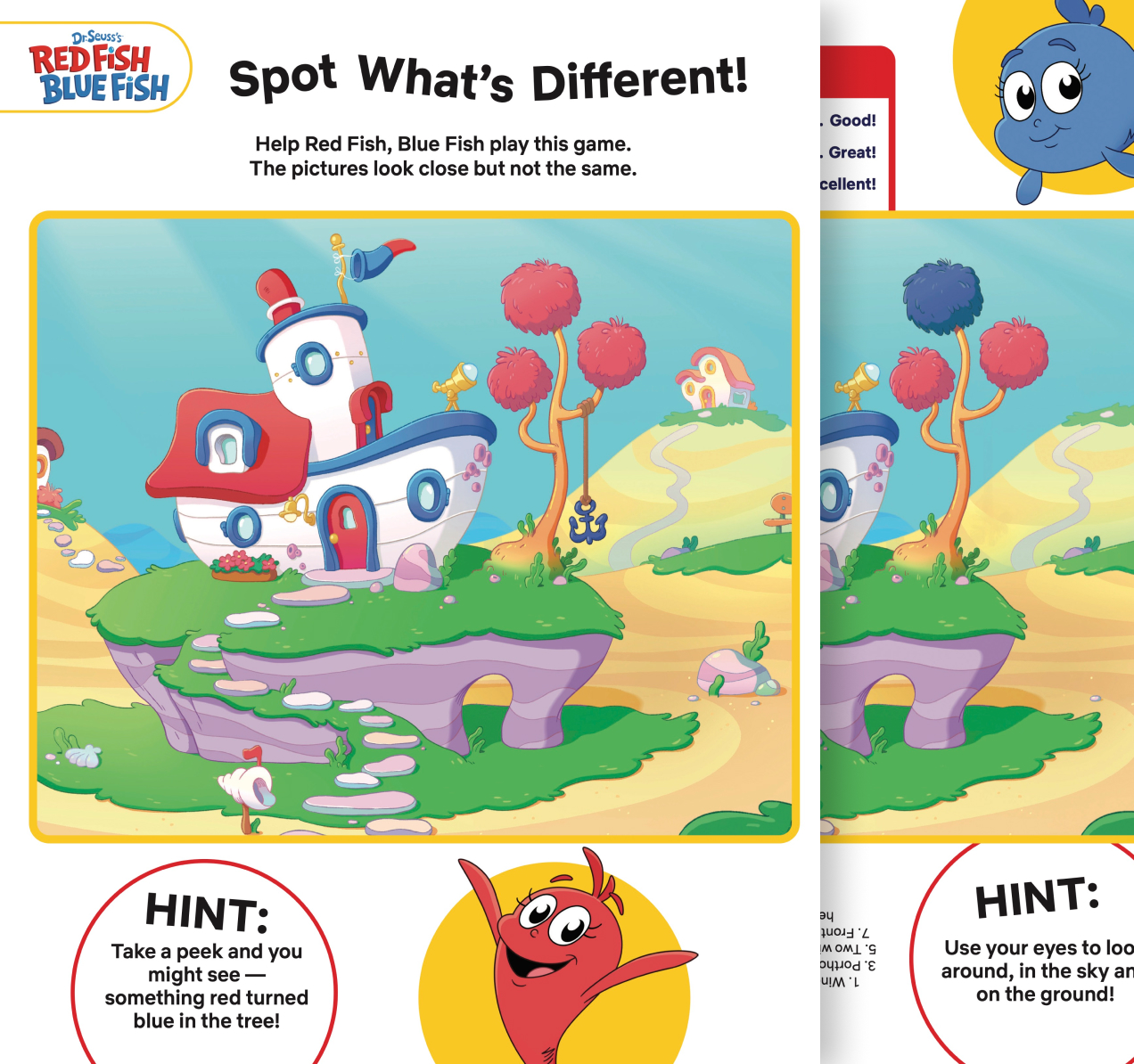 dr. seuss red fish blue fish coloring page.html