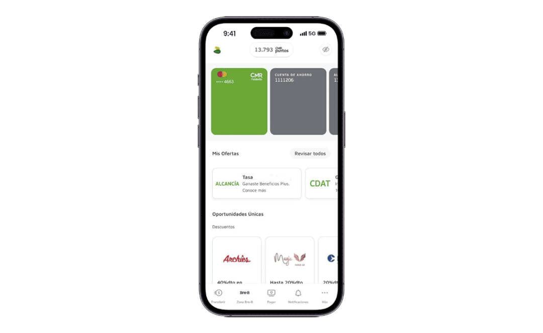 Revisa tus CMR Puntos en la App Banco Falabella